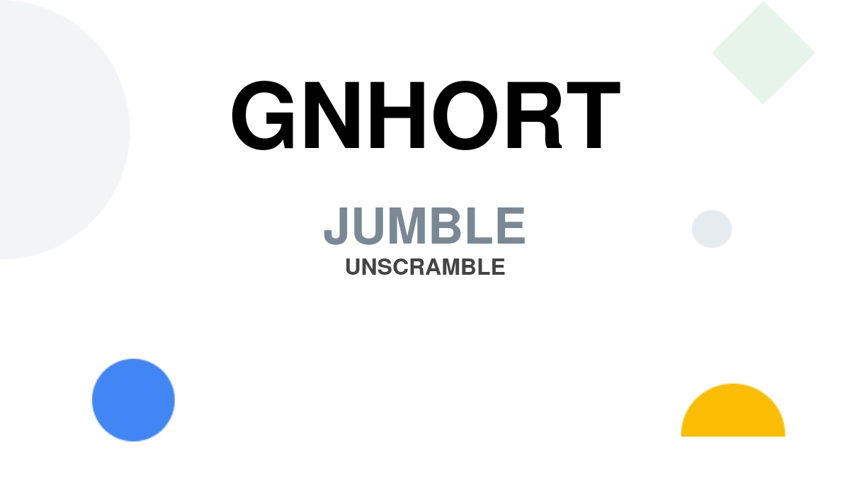 GNHORT Jumble Answer – Jumble Puzzle Answers